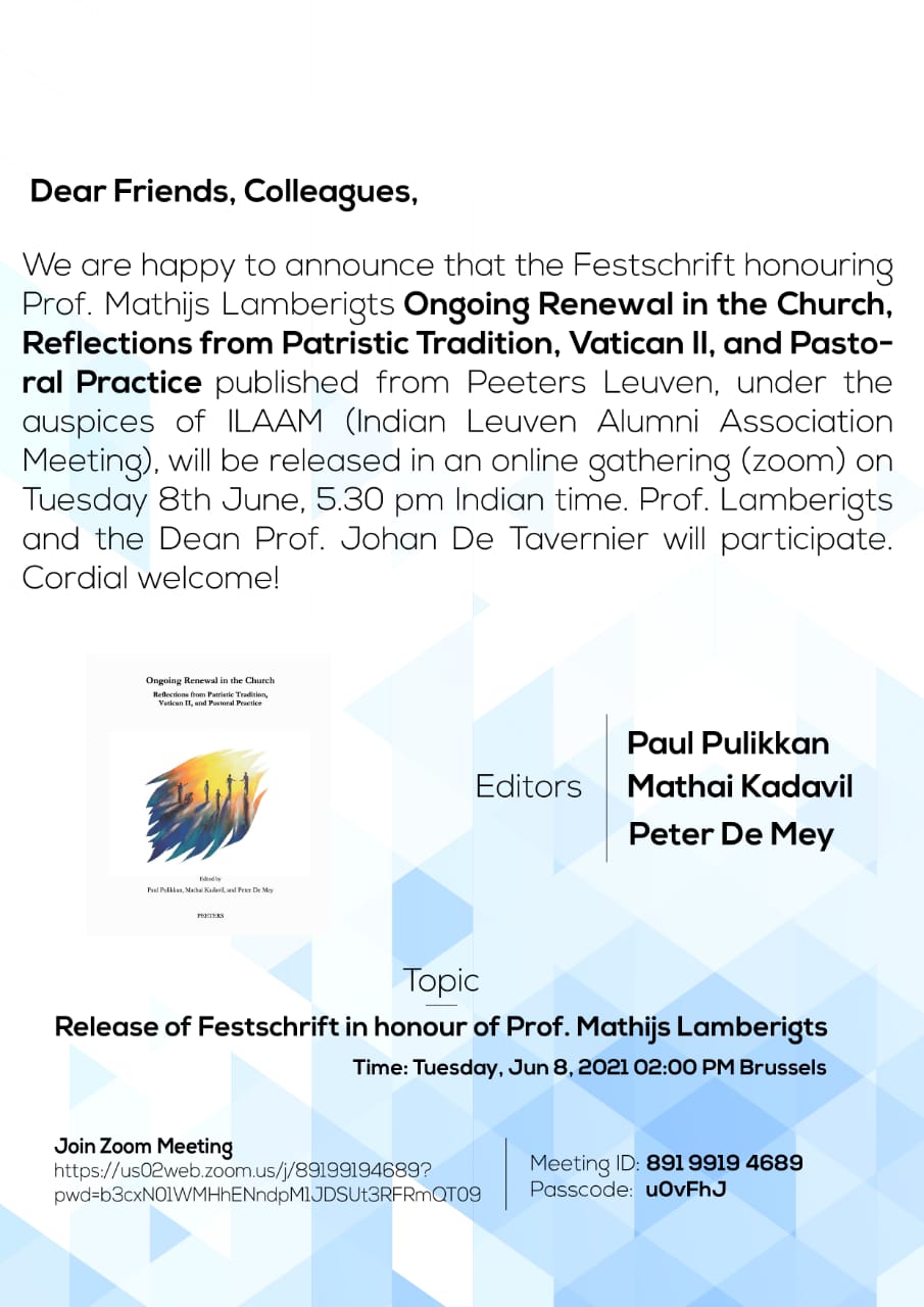 Ongoing Renewal In Church, Reflection From Patristic, Vatican II And ...